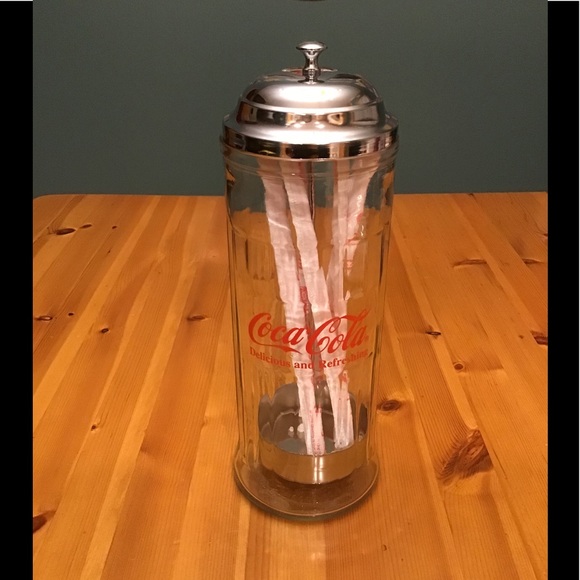 Coca Cola | Dining | Vintage Cocacola Straw Dispenser | Poshmark